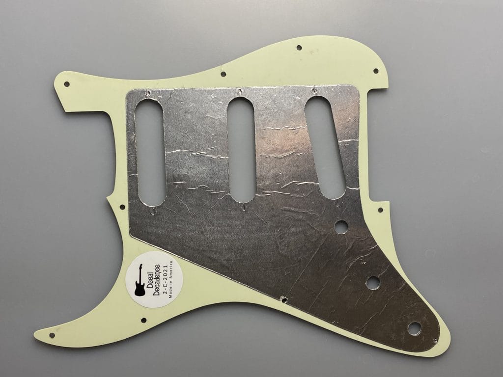 Aged / Relic Mint Green Pickguard 3-ply ,11 Holes For Stratocaster ...