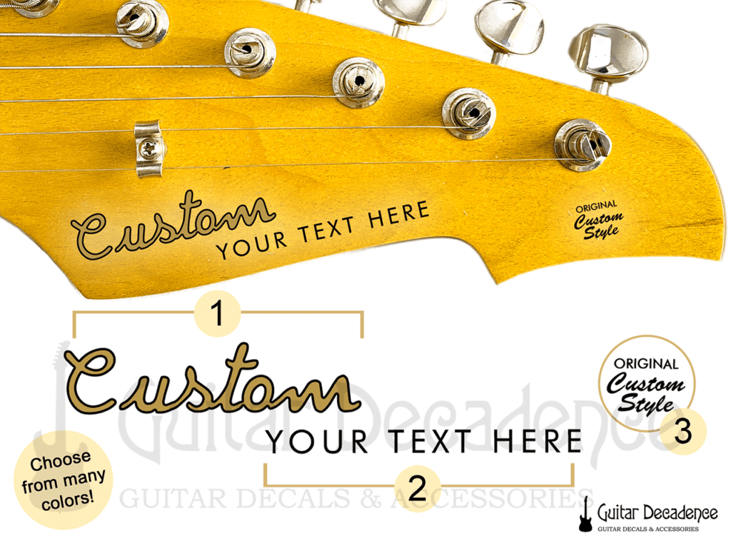 Guitar Decals - Guitar Decadence